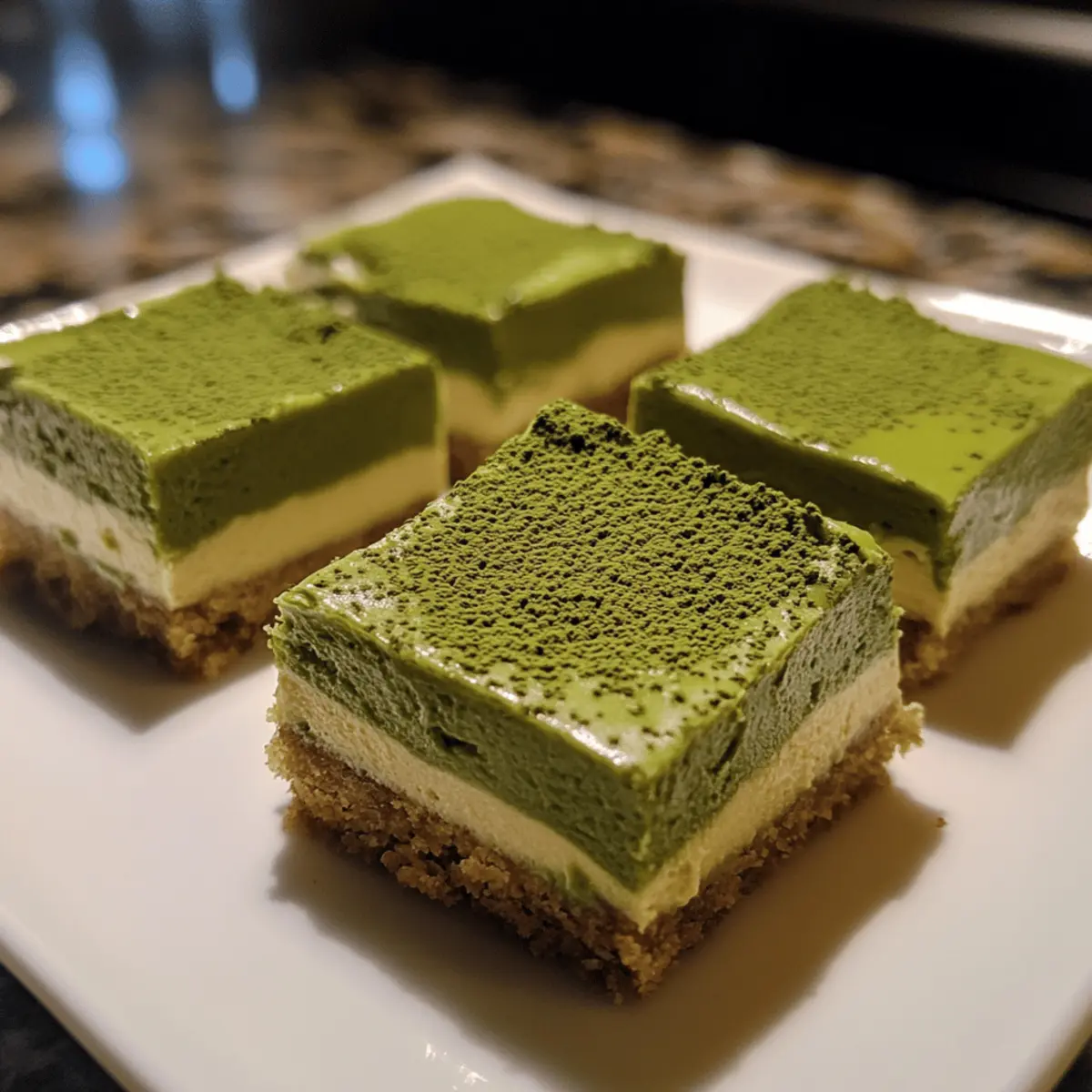 Ultimate Delicious Creamy Matcha Cheesecake Bars
