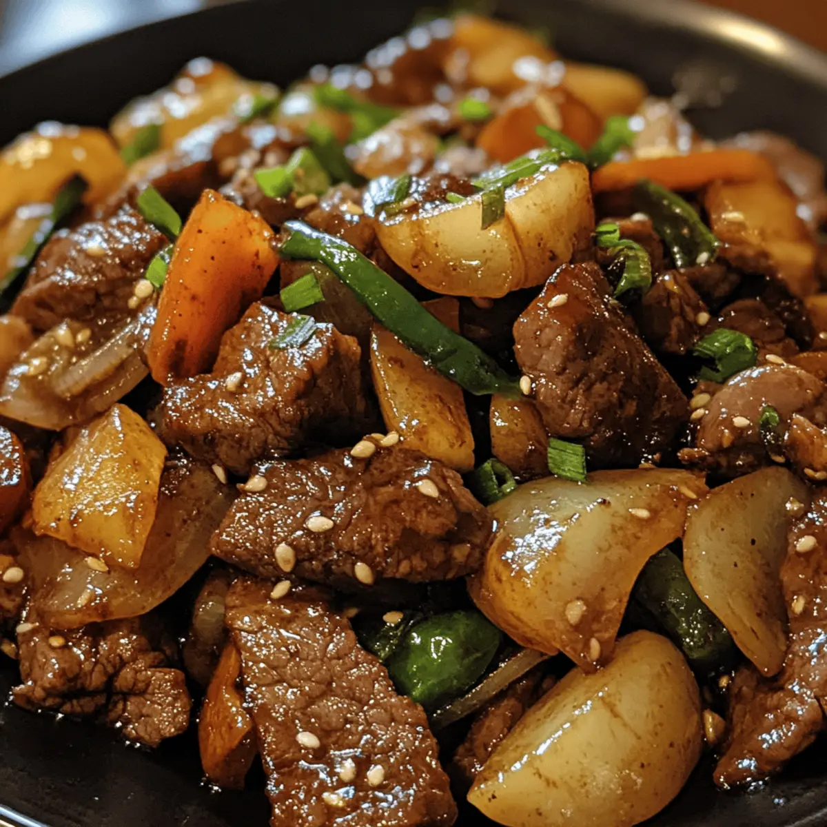 Easy Juicy Garlic Butter Beef Stir Fry: Delicious & Flavor-Packed