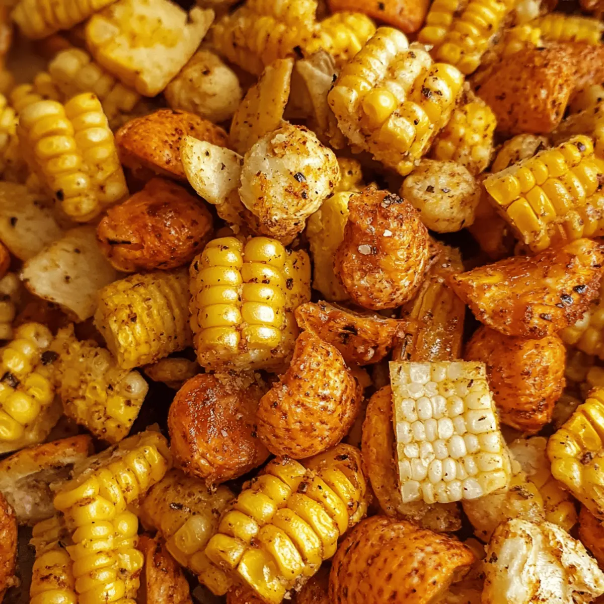 Ultimate Delicious Roasted Corn Snack Mix: Crispy Smoky Crunch