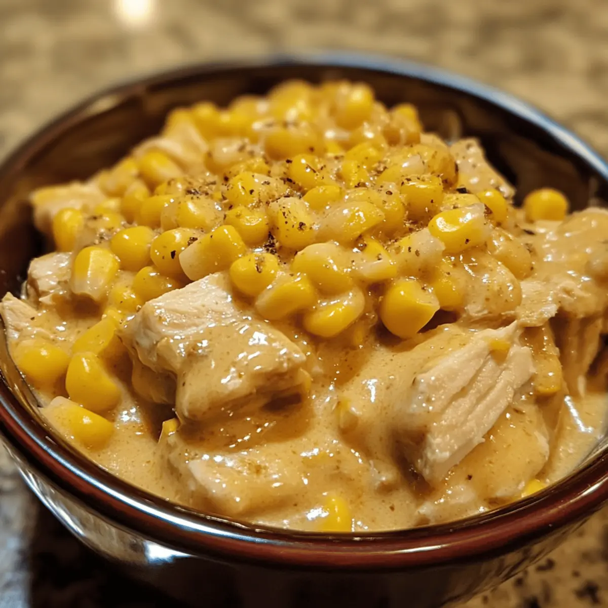 Easy Slow Cooker Creamy Turkey & Corn Mix: Delicious Comfort Food