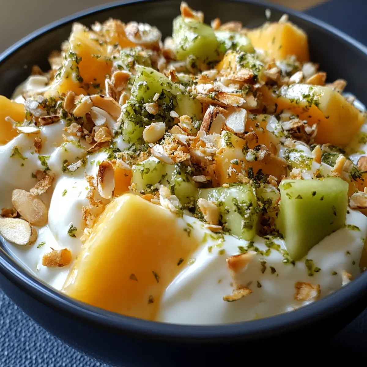 Ultimate Delicious Creamy Papaya Lime Yogurt Crunch Snack Recipe